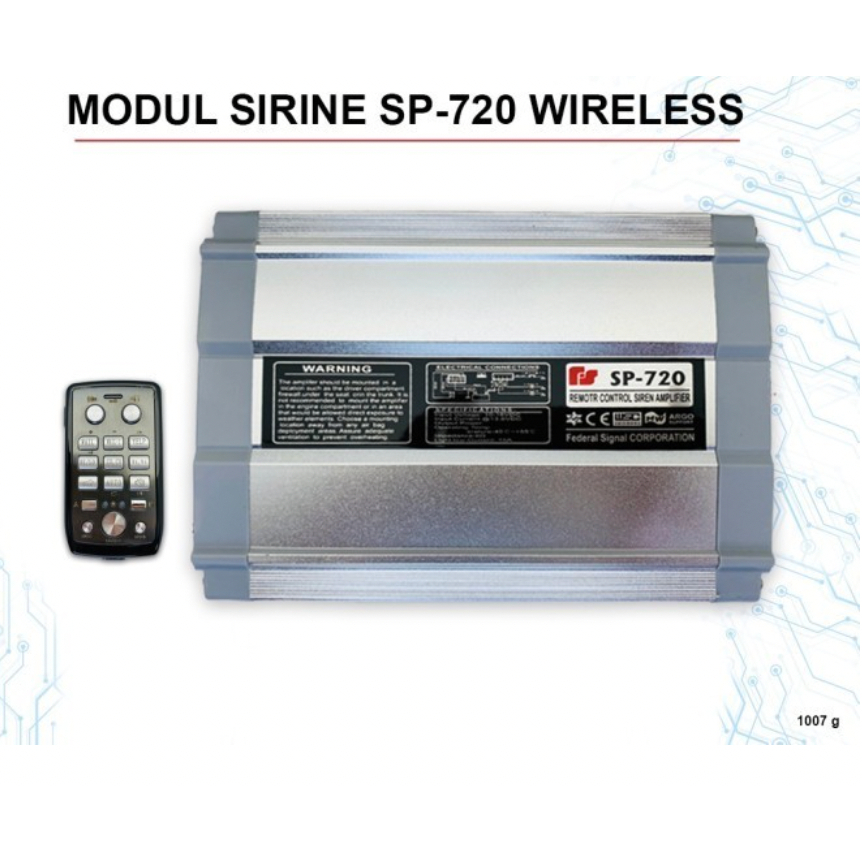 Wireless Siren Module SP720 200 Watt Siren Toa Ambulance FS | Shopee ...