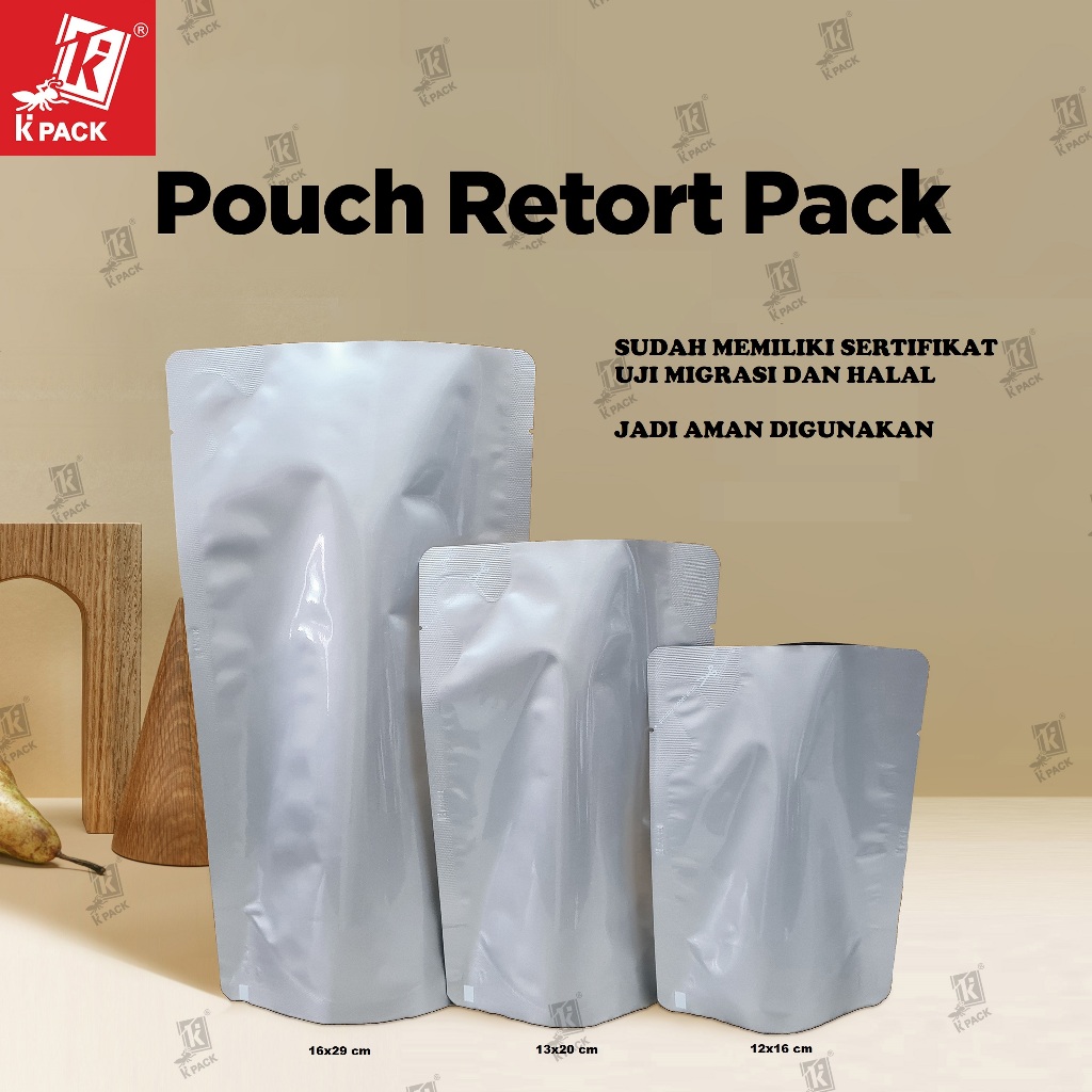 Standing Pouch Retort Aluminum KPACK 250gr 500gr 1000gr FOOD PACKAGING ...