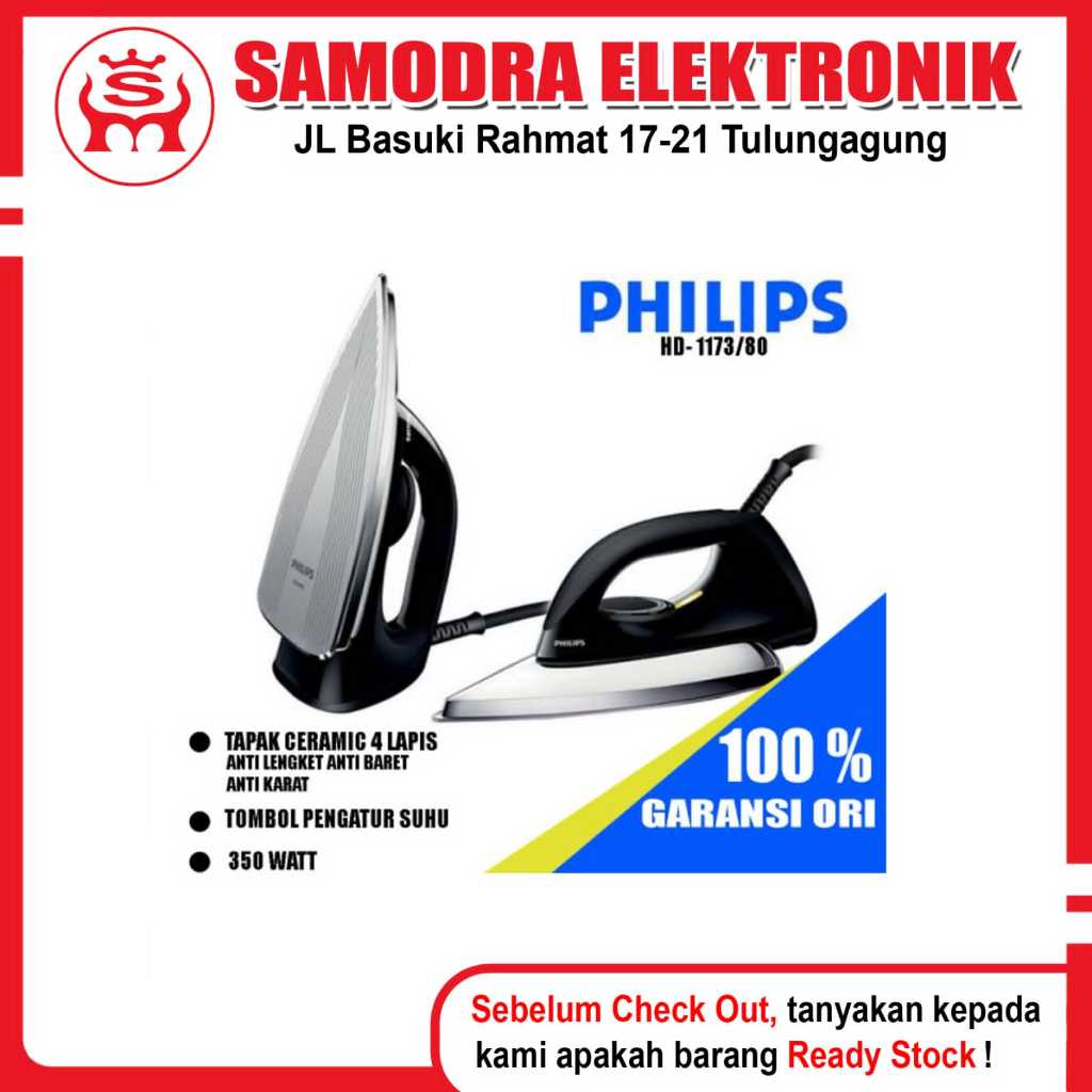 Philips HD-1173/80 Electric Iron | Shopee Philippines