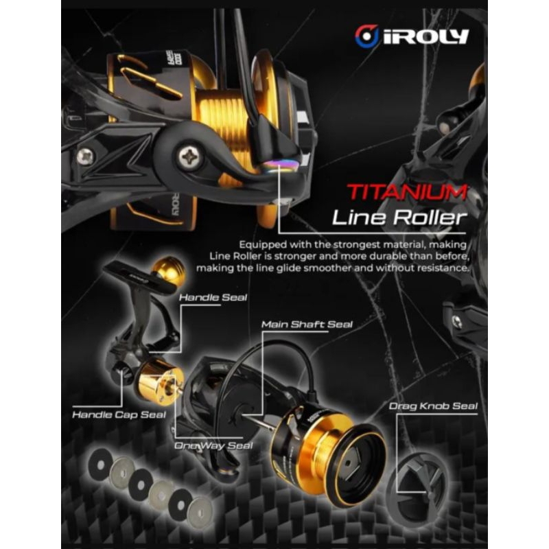 Iroly Integra Surf Reel SW 2000/3000/4000/6000 Power handle | Shopee ...