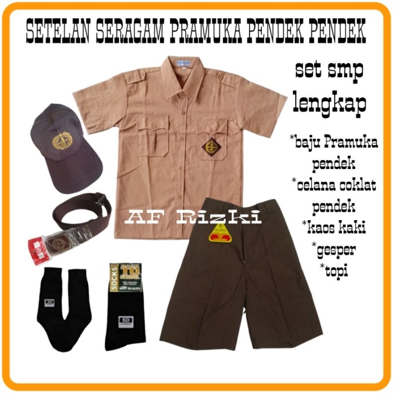 Super Complete Boys Short Middle School Scout Uniform | Shopee Philippines