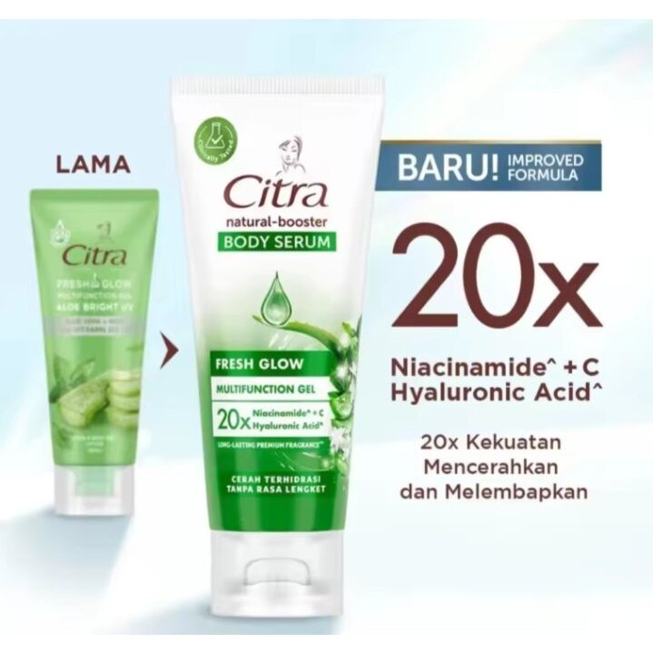 Citra Natural Booster Body Serum Fresh Glow Multifunction Gel (new ...