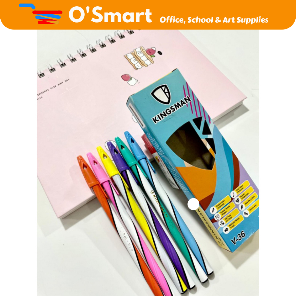 KINGSMAN Ballpoint Pen (12 Pcs/Box) | Shopee Philippines