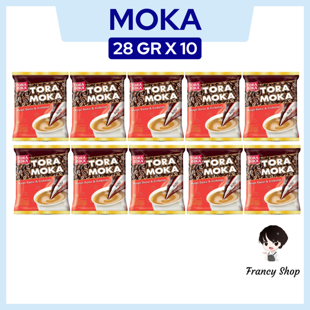 Tora Bika Moka Sachet Renceng Instant Coffee Package 28 gr x10 | Shopee ...