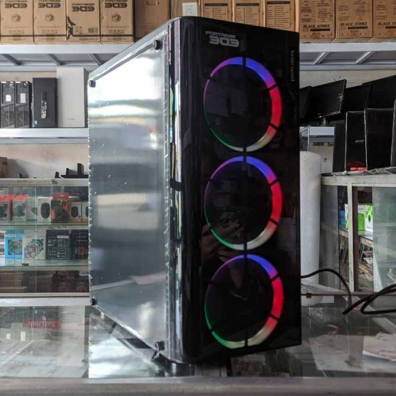 Imperion Fortress 303 Gaming Case includes 3 FAN RGB | Shopee Philippines