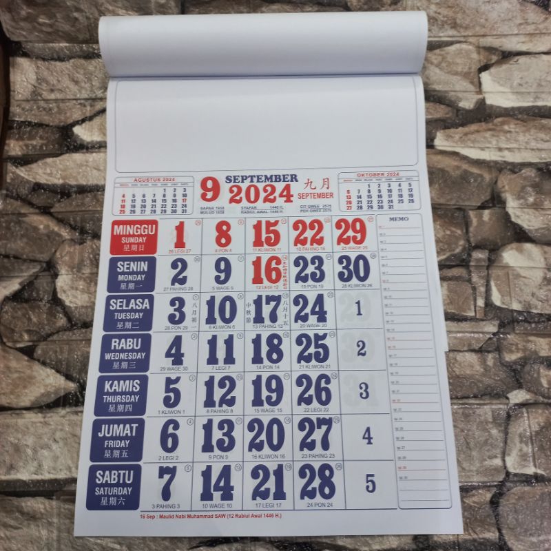 Hvs Standard Work Calendar 2024 | Shopee Philippines
