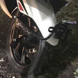 Honda pcx Black racing Plate / pcx Clip Plate Cover / honda pcx Black ...