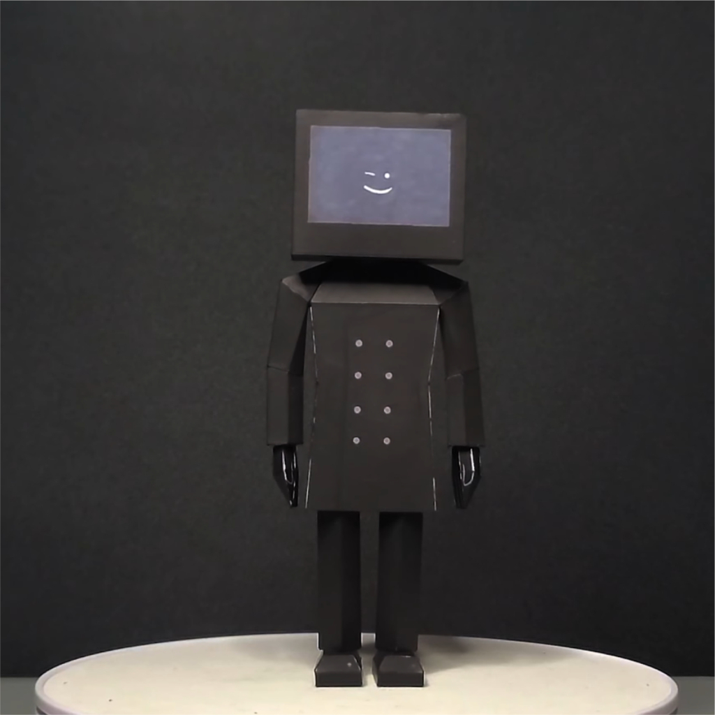 3d Papercraft Figure TV Man Skibidi Toilet Paper Pattern DIY | Shopee ...
