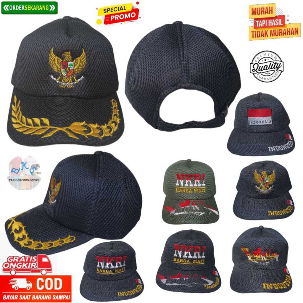 Garuda COTTON LOGO HAT, CARLA,NKRI DEAD PRICE,GARUDA INDONESIA | Shopee ...