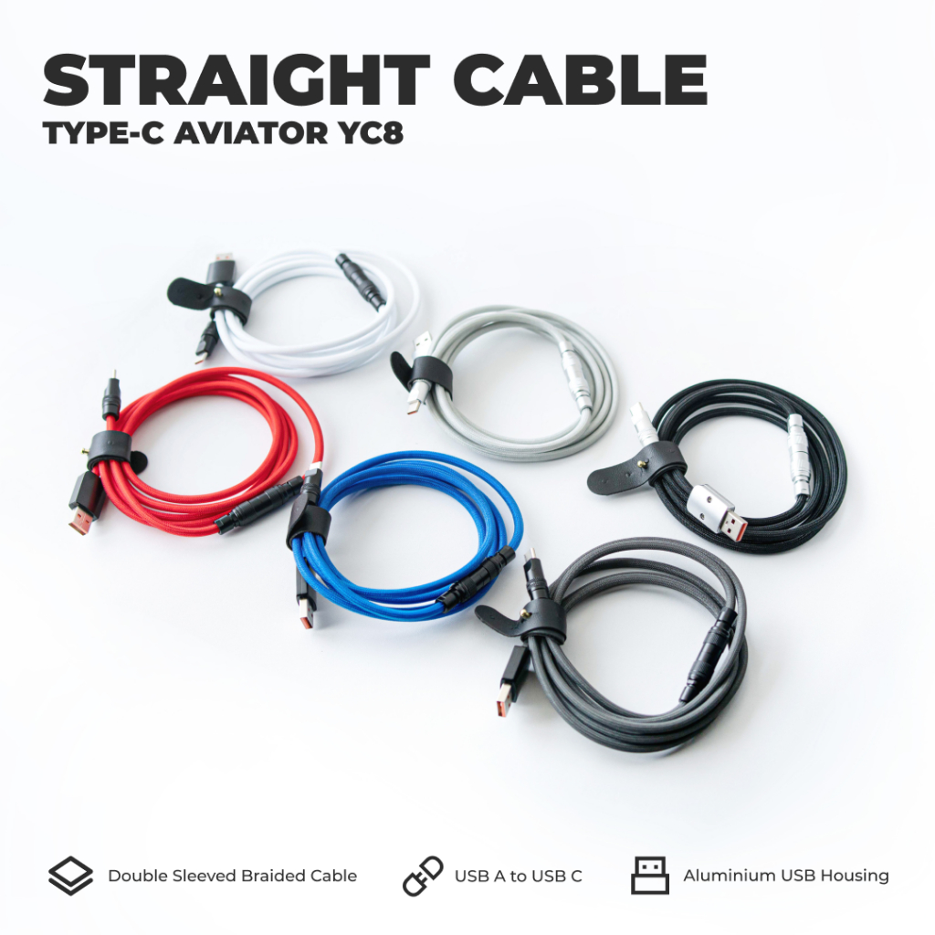 Straight Cable Type C + YC8 Aviator Keyboard Cable | Shopee Philippines
