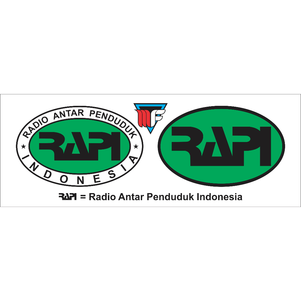 Rapi Logo Radio Between Indonesian Population Printing Cutting | Shopee ...