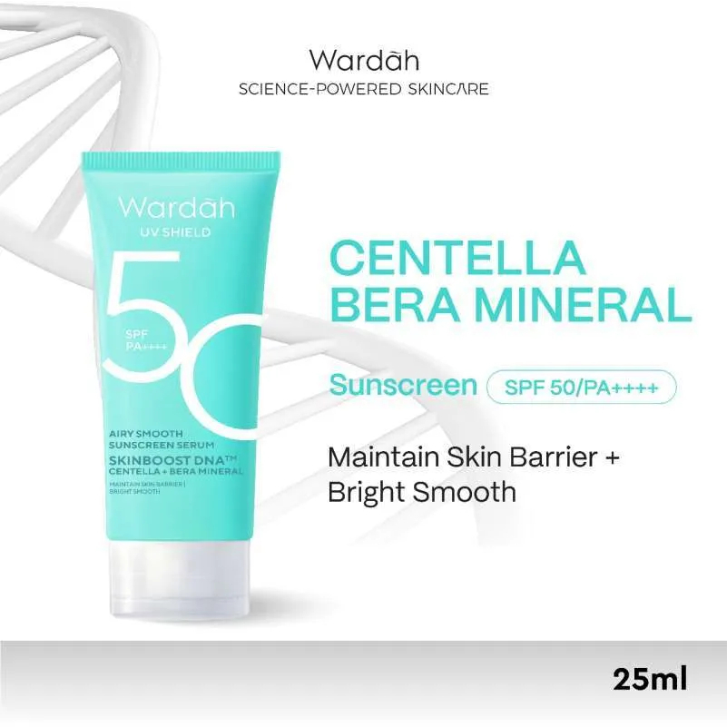 Wardah UV Shield Airy Smooth Sunscreen Serum SPF 50 PA++++ 25ml ...