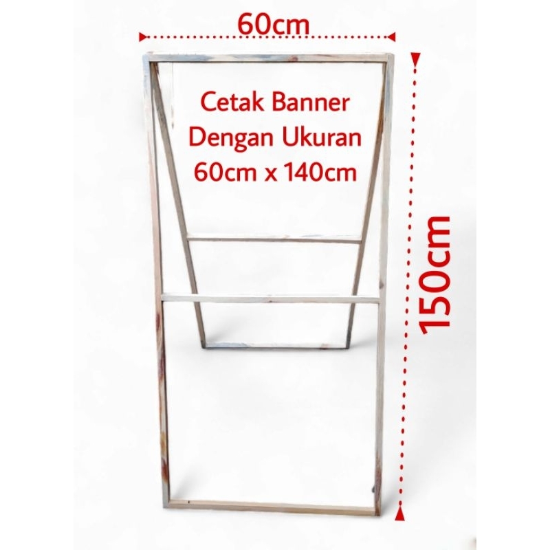 KAYU Folding Banner Stand Wooden Frame Hinge Type Banner Frame Size ...
