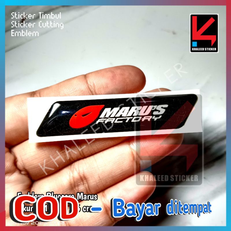 Sticker emblem bluecore logo Marus Factory Sticker 3D Motorcycle ...