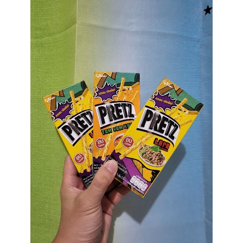 Thai Snack Snack Glico Pretz Tom Yum Klung Thailand Halal Lard Biscuit ...