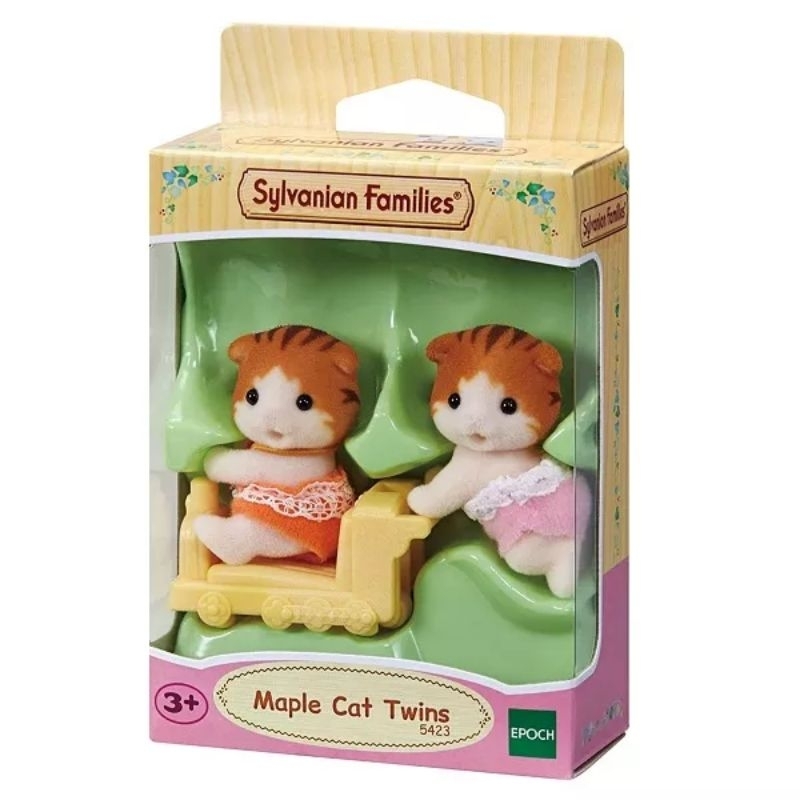 SYLVANIAN FAMILIES Sylvanian Family Maple Cat Twins | Shopee Philippines