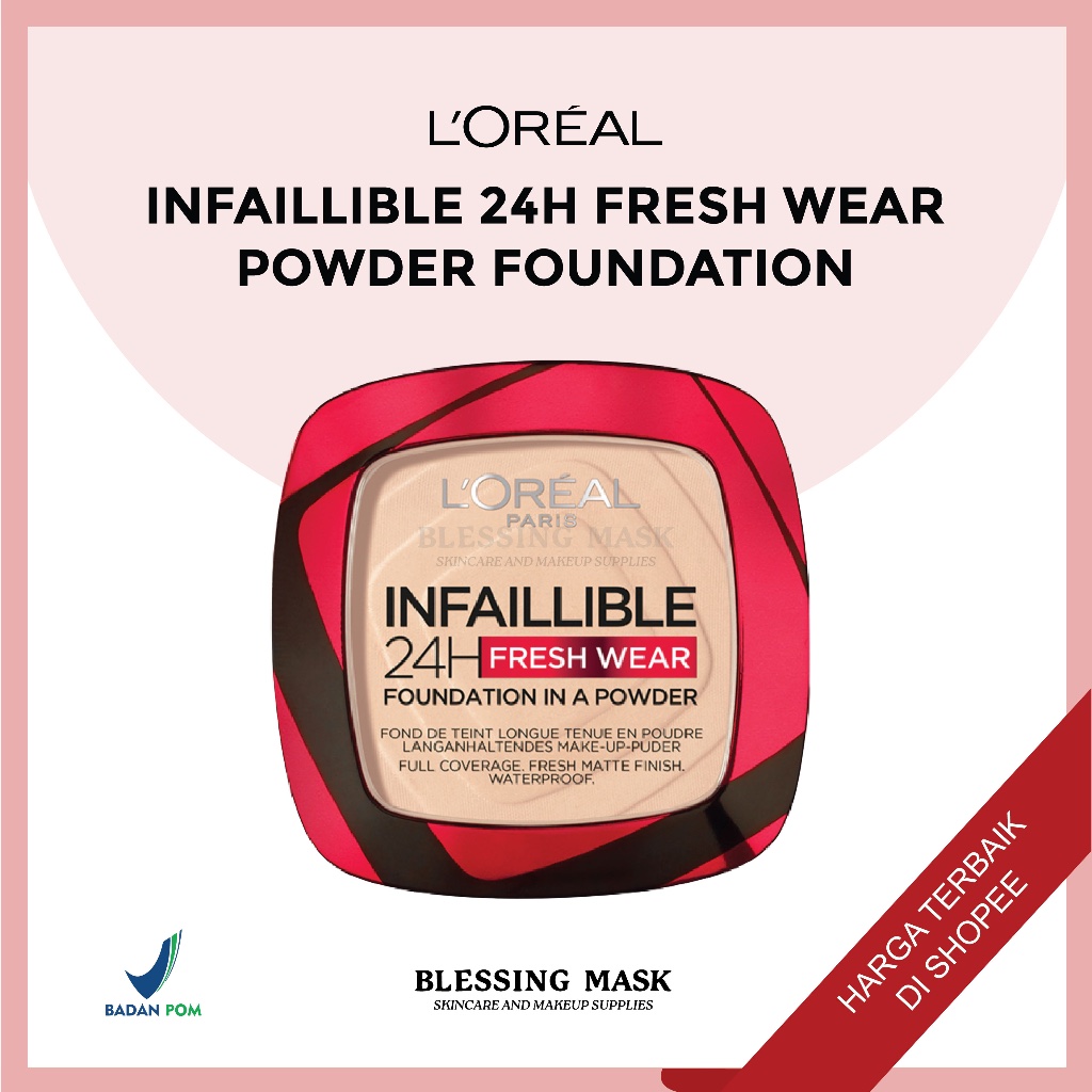 L'oréal Paris Infallible 24h Fresh Wear Powder Foundation - Matte ...