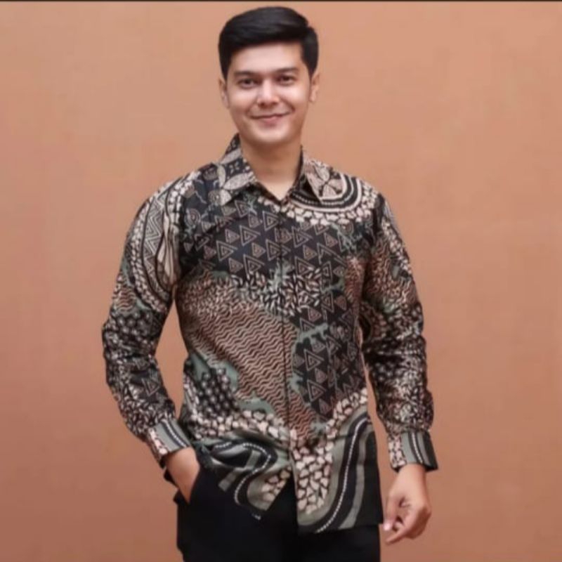 Men's batik Long Sleeve batik Men's batik viral batik premium batik Men ...
