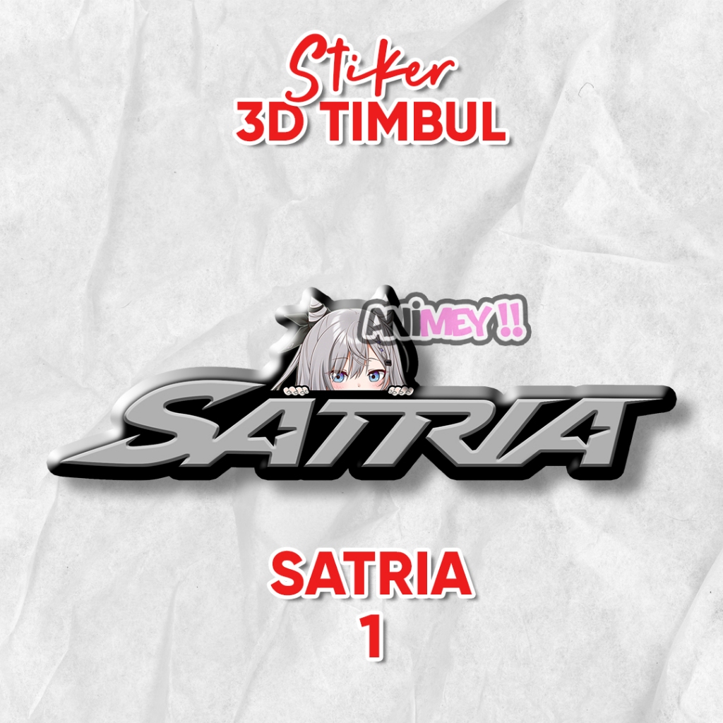Vestia Zeta Logo Satria F 3D Embossed Emblem Sticker/Anime Resin ... Vestia Zeta Logo Satria F 3D Embossed Emblem Sticker/Anime Resin ...