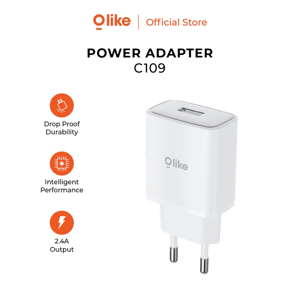 Olike Charger 2.4a Smart Protection light weight Power Adapter C109 - 1 ...