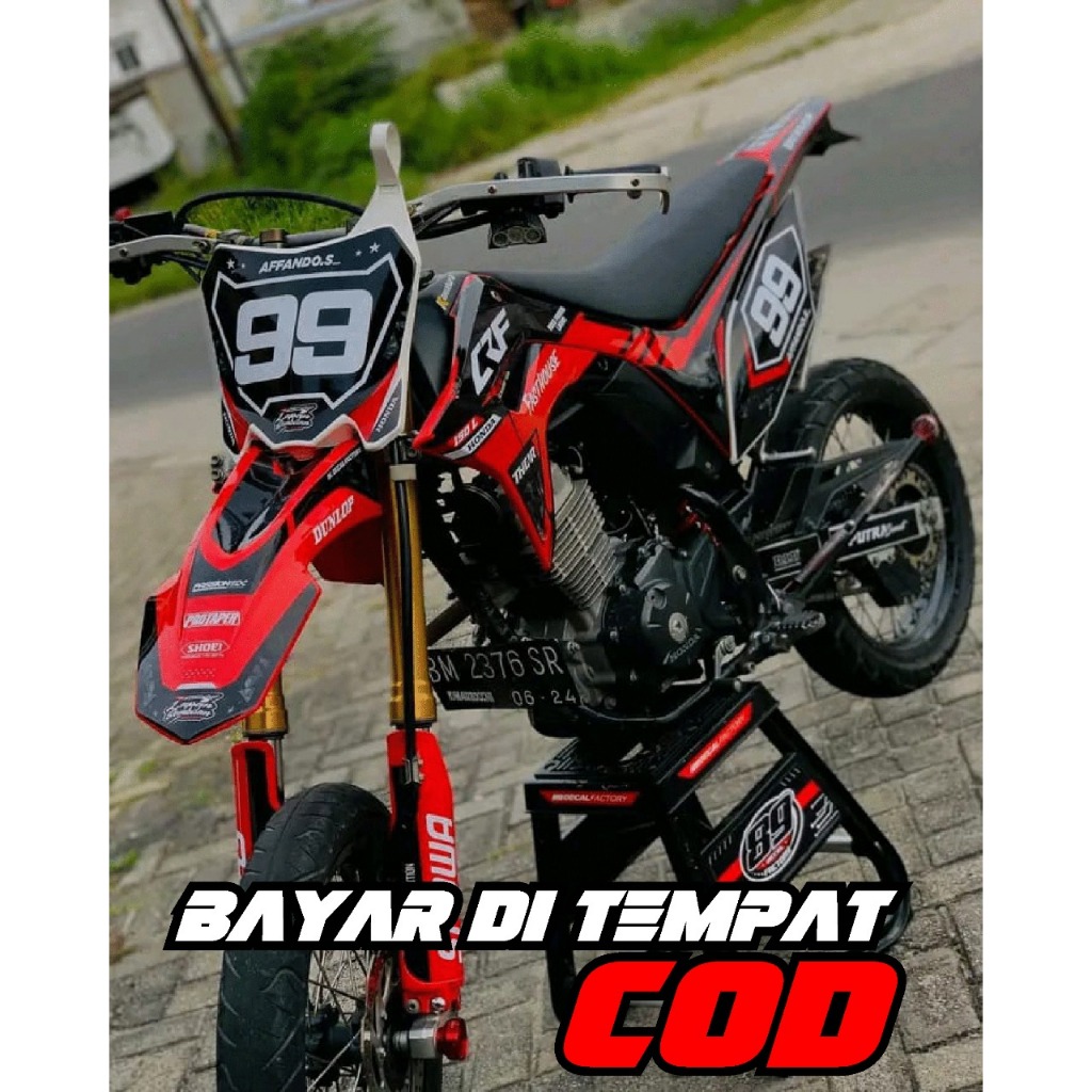 HITAM MERAH Decal crf 150l full body custom Red Black | Shopee Philippines