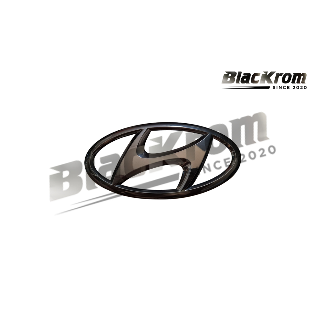 Hyundai Stargazer Black Chrome Front Emblem Logo | Shopee Philippines