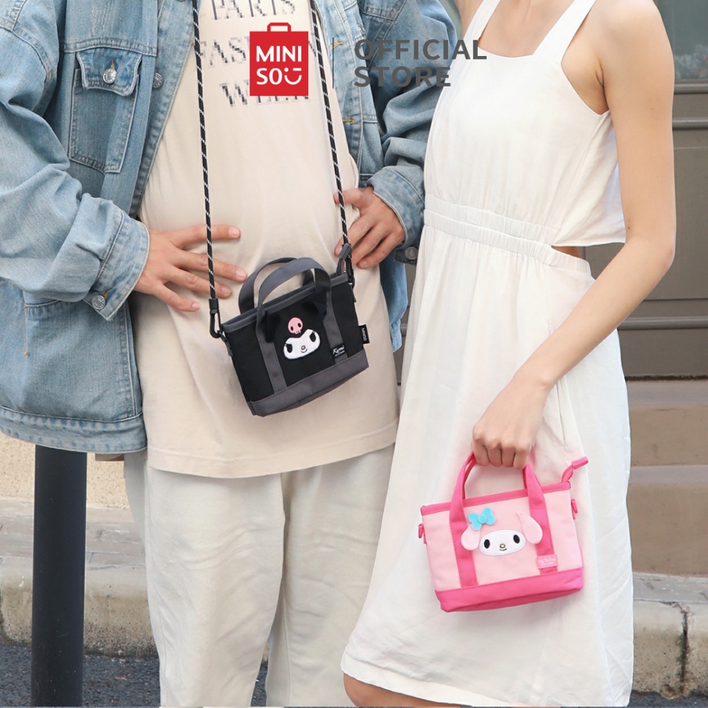 Miniso x Sanrio Women's Mini Sling Bag Couple Crossbody Bag Cute Hand ...
