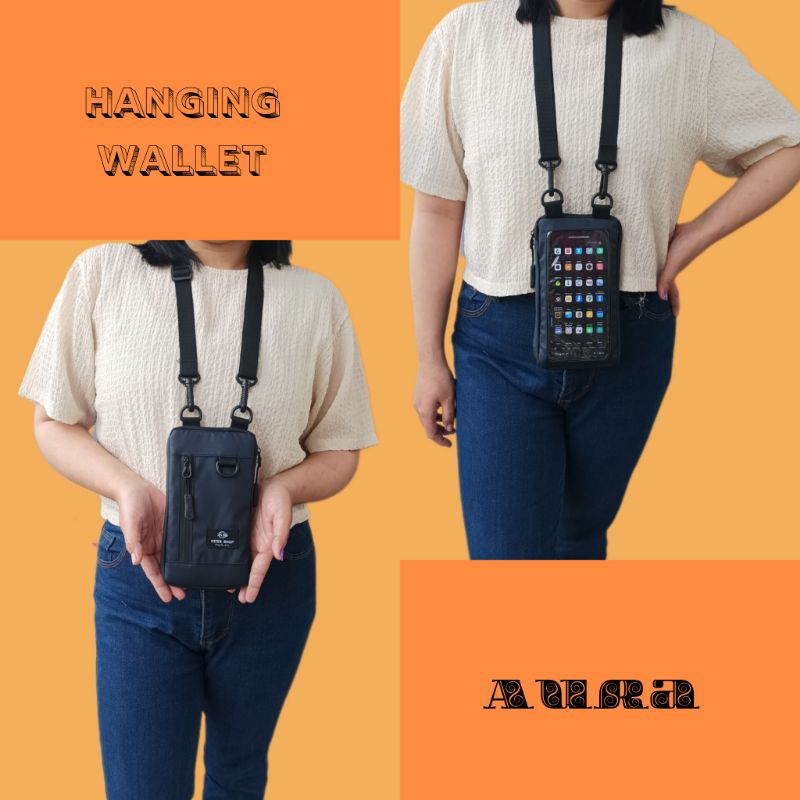 Hanging Wallet Sling Bag Mini Sling Phone Waterproof Premium Unisex ...
