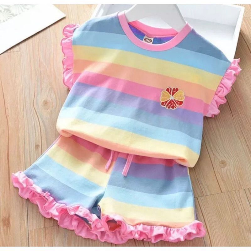 Rainbow Suit./Girls Clothes 1-5 Years Old/Attractive Children's Clothes ...