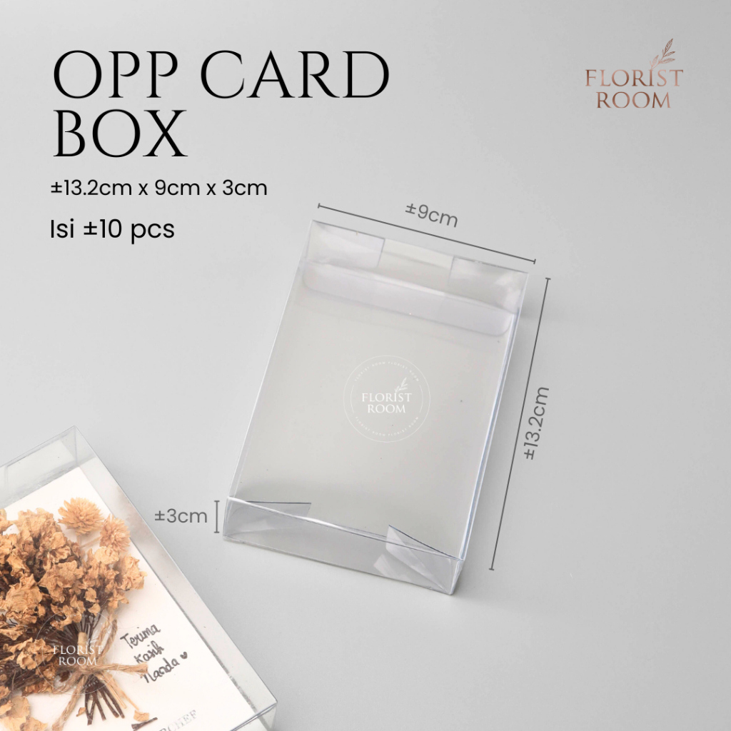 Opp Card Box contains 10 pcs - Box Only Without Contents | Shopee ...