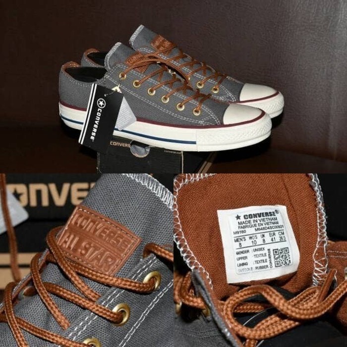 Converse LOW TAN CASUAL SHOES ORIGINAL MADE IN VIETNAM SNEAKERS ...