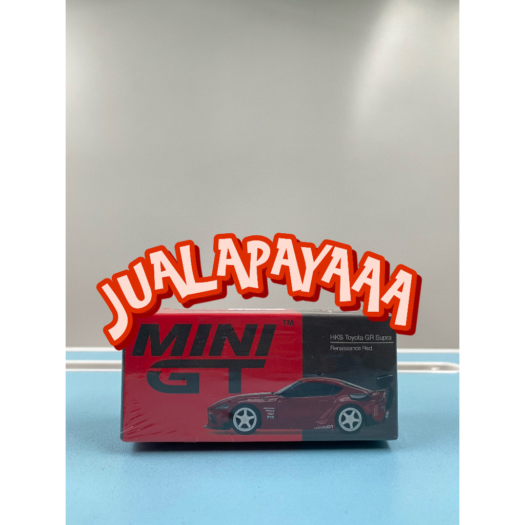 MINI GT TOYOTA SUPRA GR RED 265 MINI GT 265 TOYOTA SUPRA GR MK5 MINI GT ...