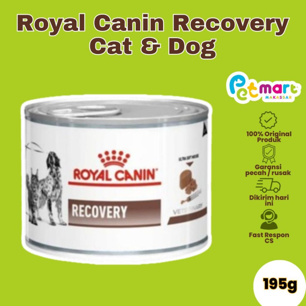 Royal Canin Vet Recovery Wet Food Cat & Dog Food 195 Gr | Shopee ...