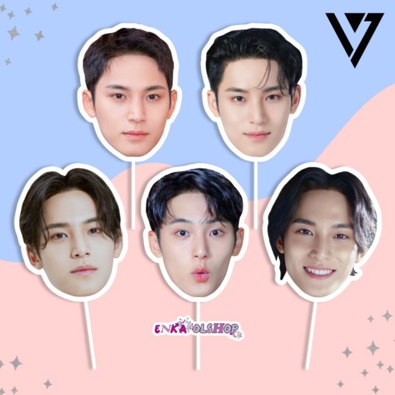 Face FAN/ SEVENTEEN FACE FAN: MINGYU handfan, kpop FAN, character FAN ...