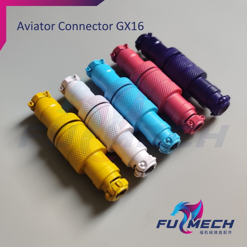 Aviator CONNECTOR GX16 | Aviator 5 PIN | Diy CABLE MECHANICAL KEYBOARD ...