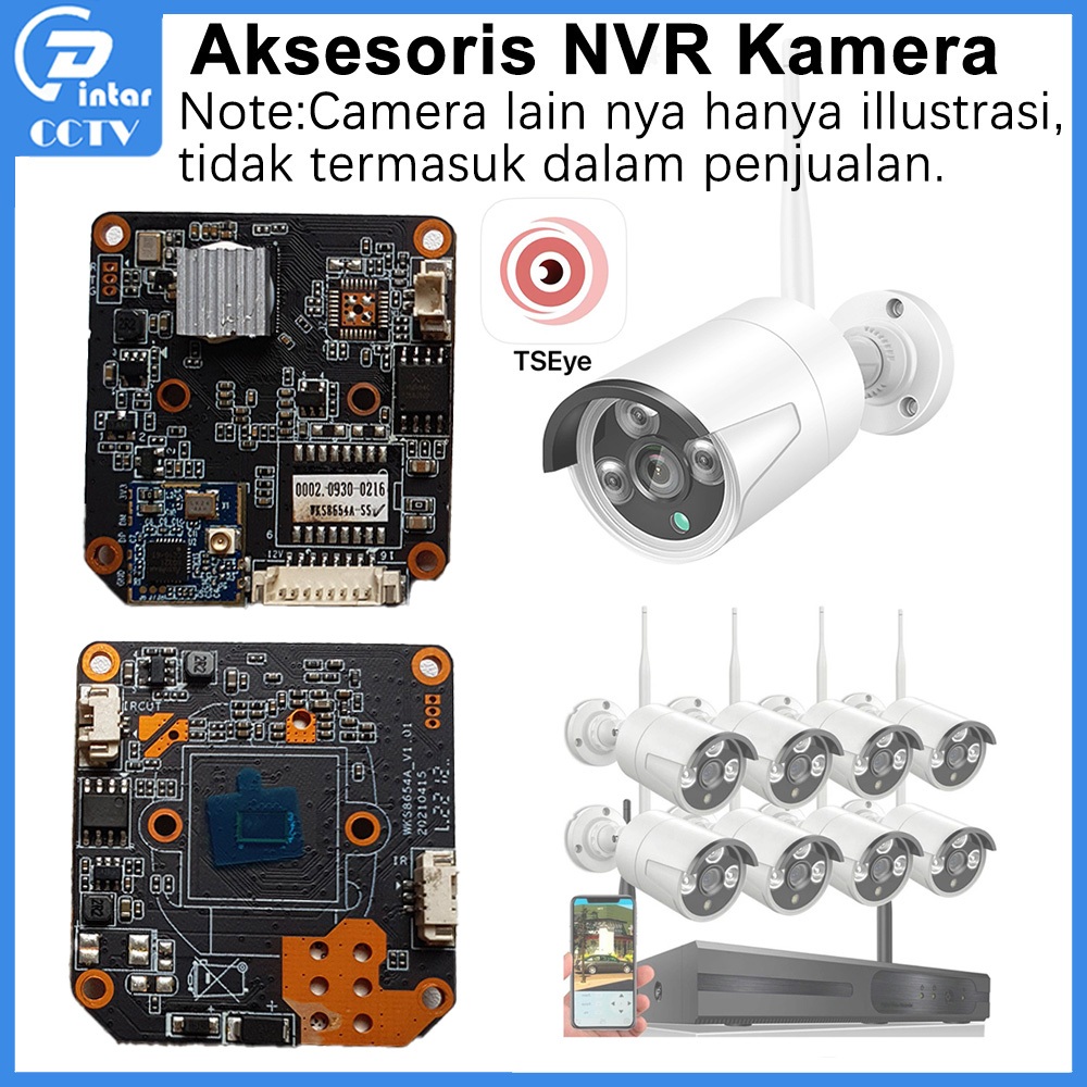 MESIN Original NVR KIT Camera PCB APP Machine tseye CCTV Accessories ...