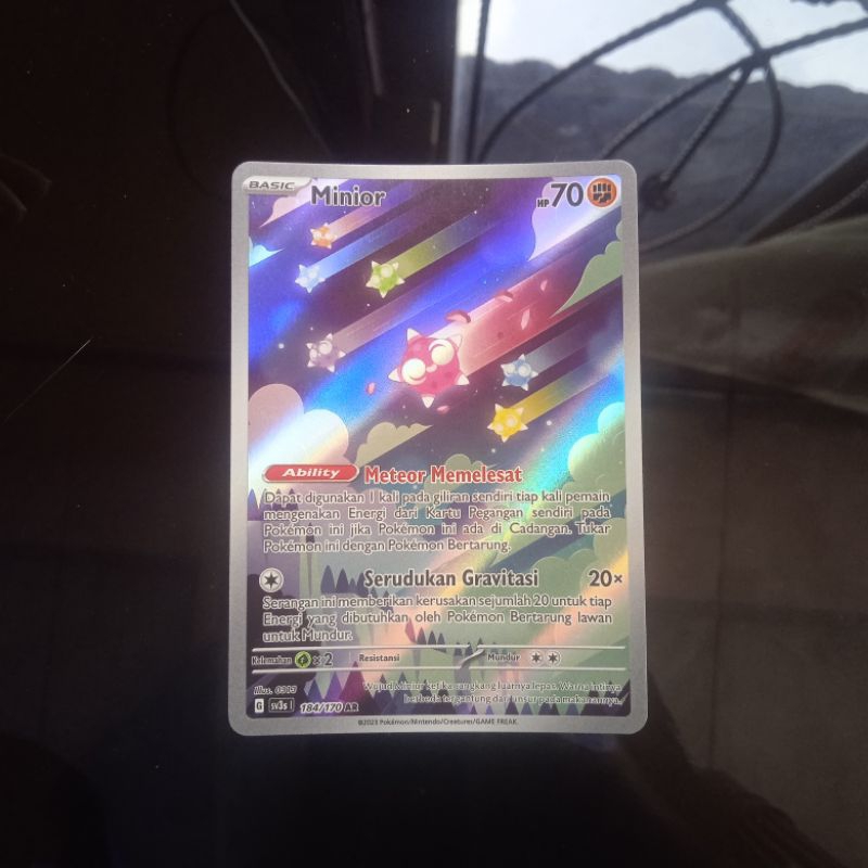 Minior AR 184/170 SV3S Indonesia Pokemon TCG Trading Card Game | Shopee ...
