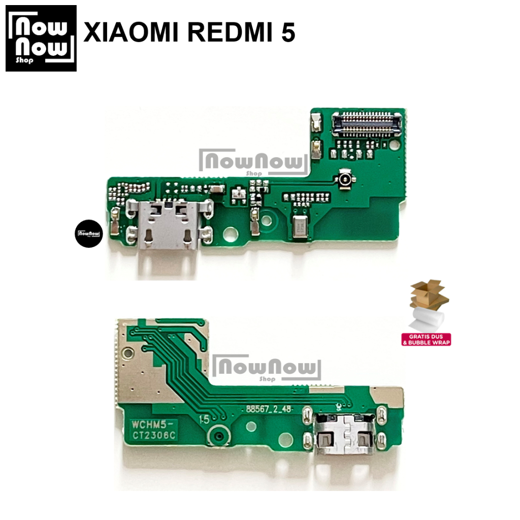 Xiaomi REDMI 5 CHARGER BOARD CONNECTOR PCB CONNECTOR CHARGER PLUG IN ...