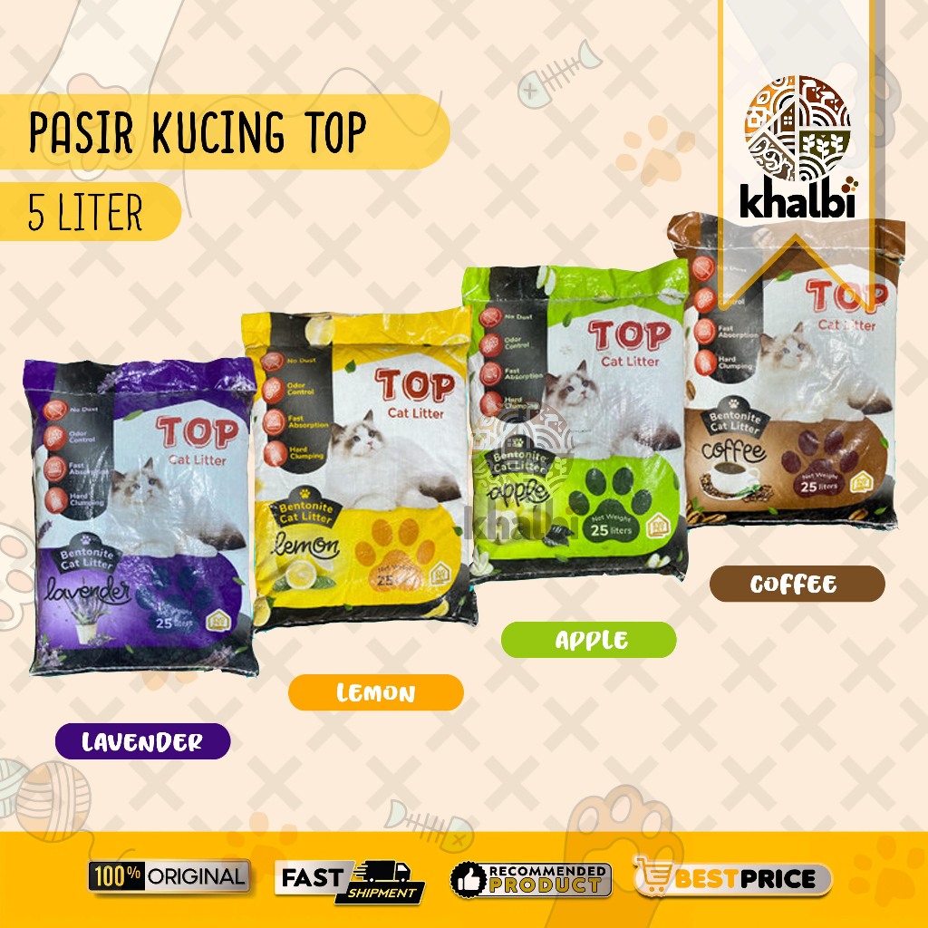 Top Cat Litter Sand Cat Lumpy Sand 5L | Shopee Philippines