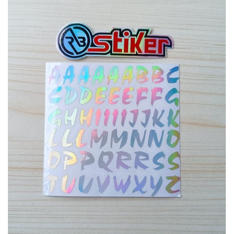 Versatile cutting Alphabet Letter Sticker | Shopee Philippines