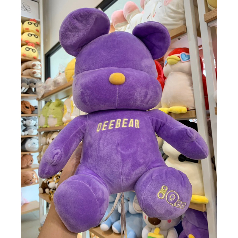 Miniso Teddy bear 35cm Doll qee stylish plush toy(purple) | Shopee ...