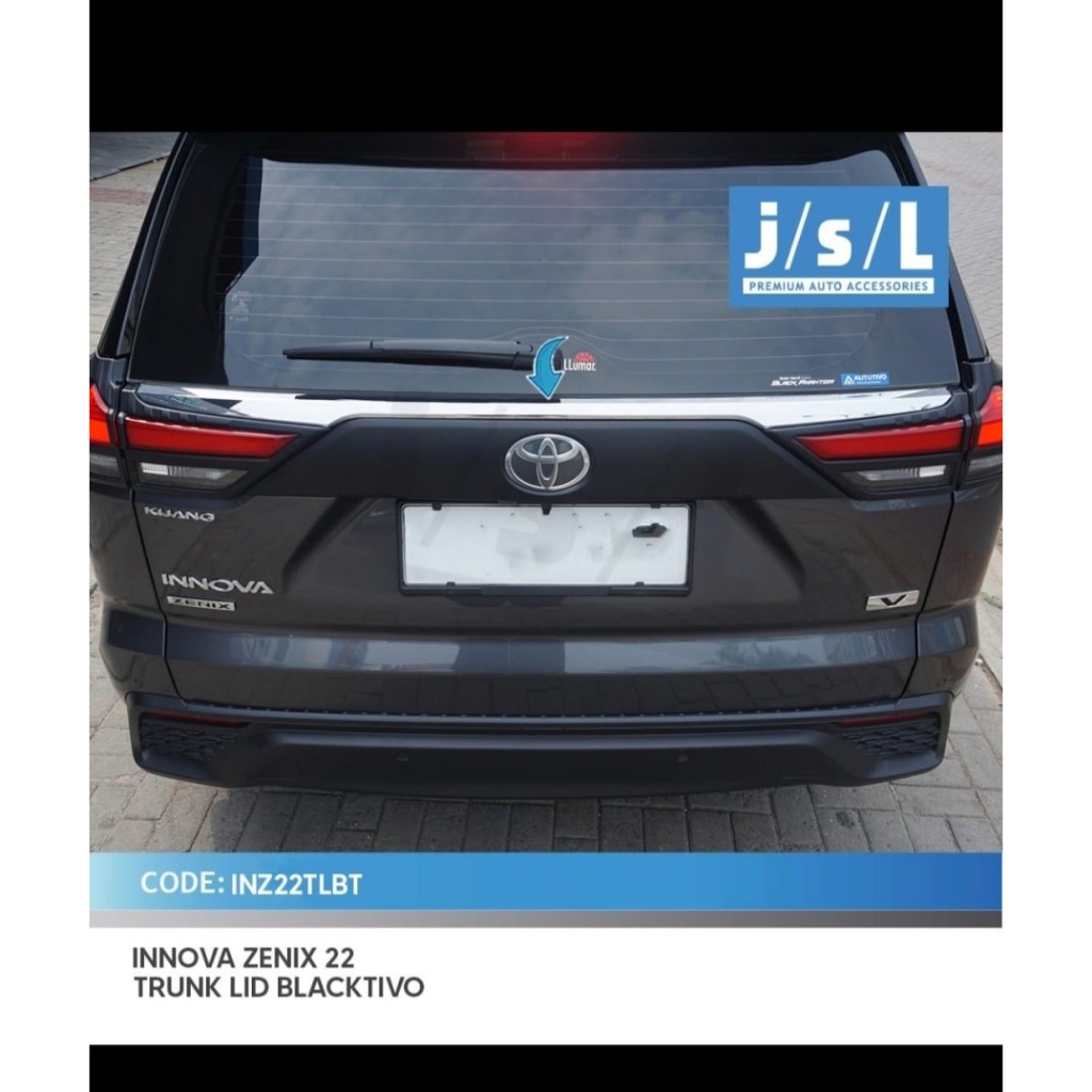 Innova Zenix Trunk Lid Blacktivo Trunk Lid | Shopee Philippines