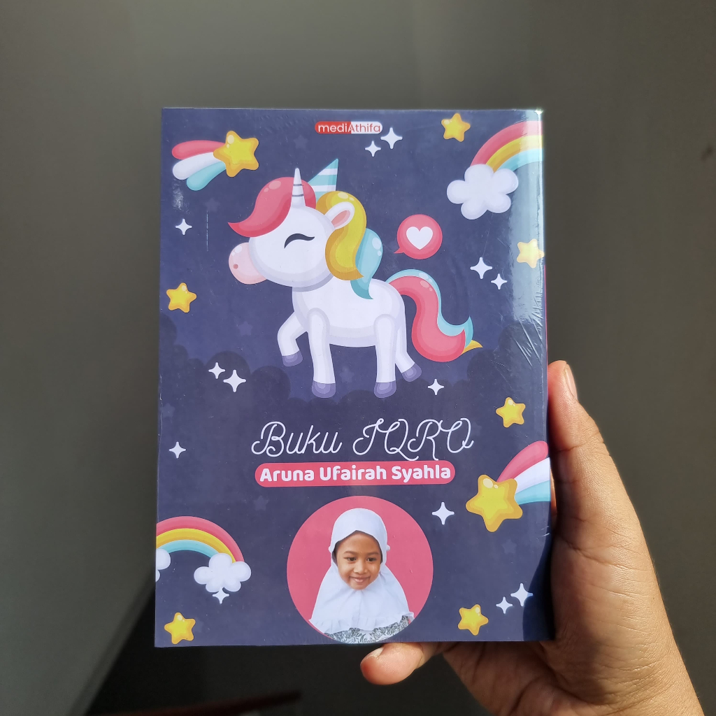 UNICORN MOTIF 1 - Iqro Custom Print Photos and Write Children's Names ...