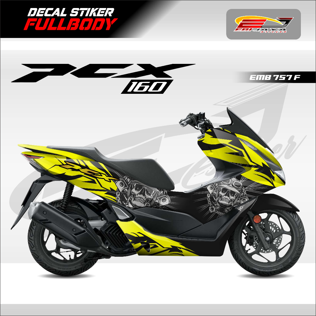 ALL PCX FULL BODY 160 MOTORCYCLE STICKERS VARIATIONS-PCX STICKERS ...