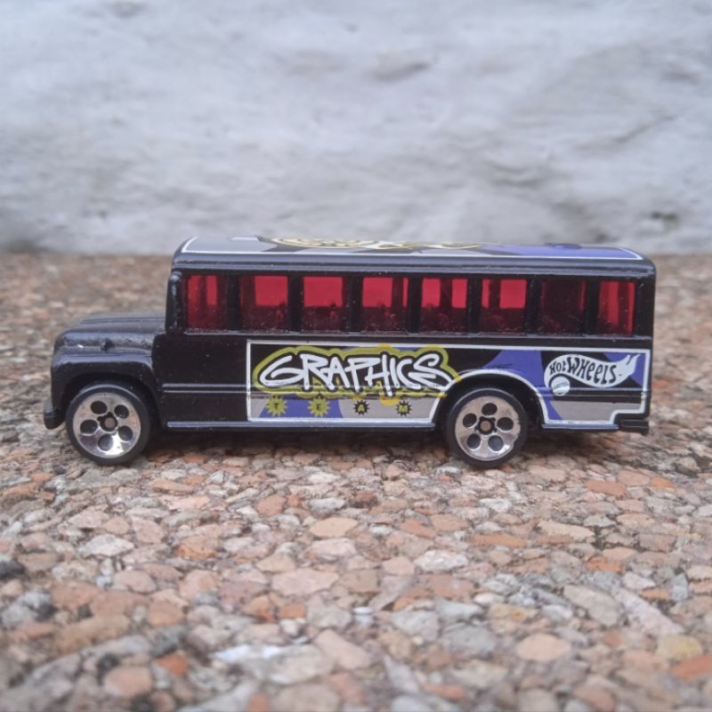 Hot wheels hotwheels loose school bus black school bus | Shopee Philippines