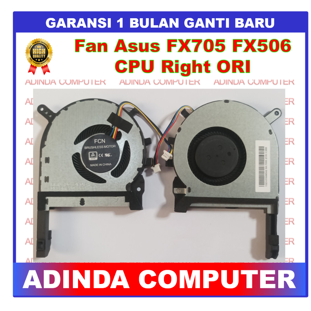 Fan Asus ROG TUF FX506 FX506IH FX506II FX506LH FX506LI FX705 CPU ORI ...