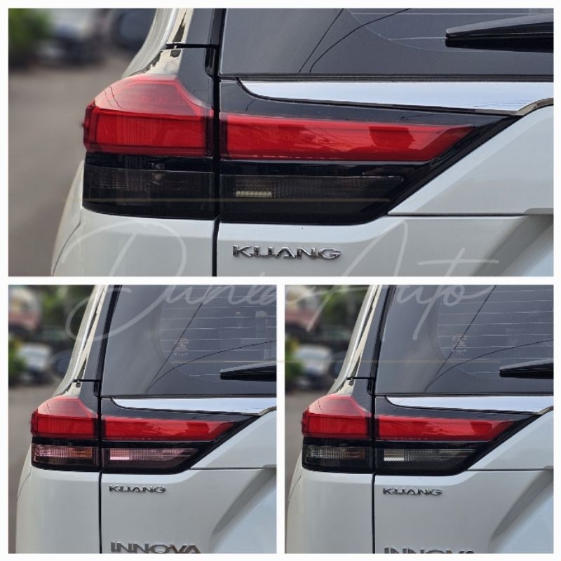 Smoke Sticker Rear Light Tail Light Innova Zenix Accessories | Shopee ...
