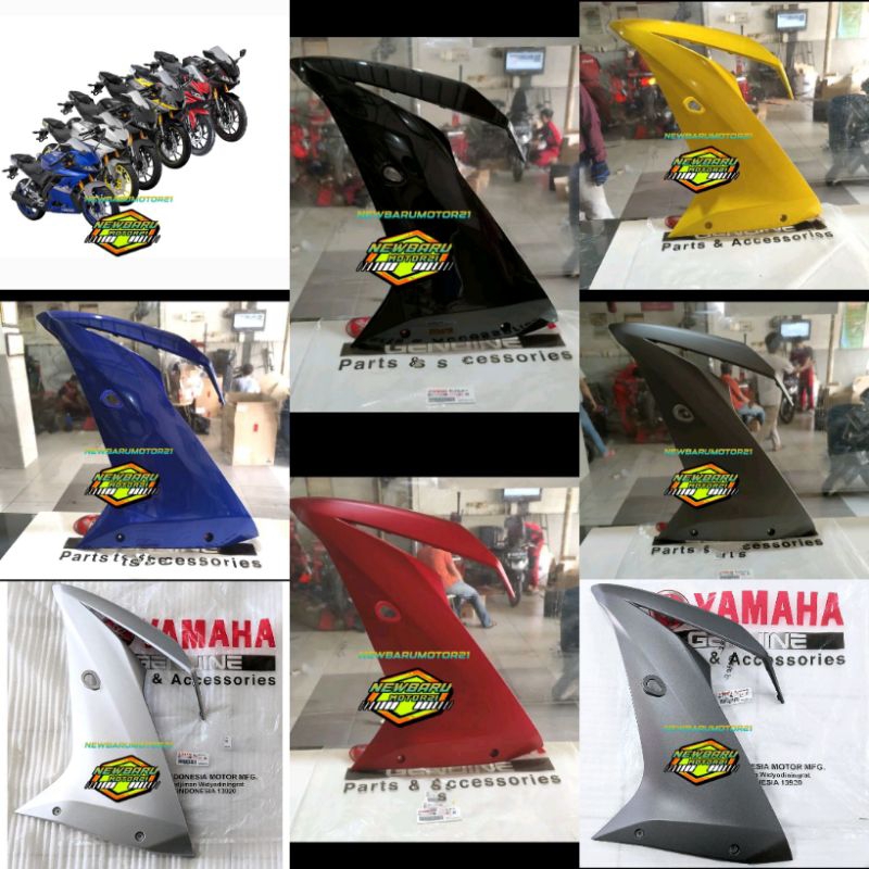 Outer Front Wing FAIRING R15 V3 VVA Right Left Blue ORIGINAL YAMAHA ...