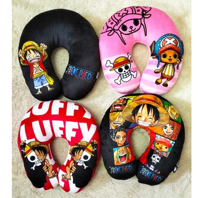 Dreamtoys96 One Piece Luffy Headrest Travel Cartoon Character Neck ...
