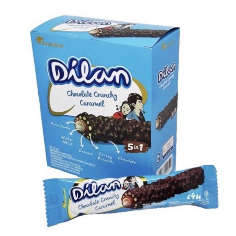 Dilan chocolate crunchy caramel wafer Box | Shopee Philippines
